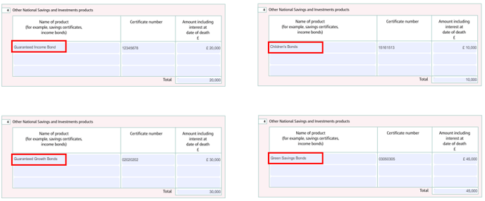 How do I add NS&I products to my case?