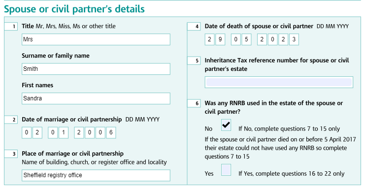 How do I prepare an IHT436 or IHT402 form?