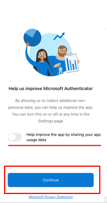 How do I set up MFA using the Microsoft Authenticator app?