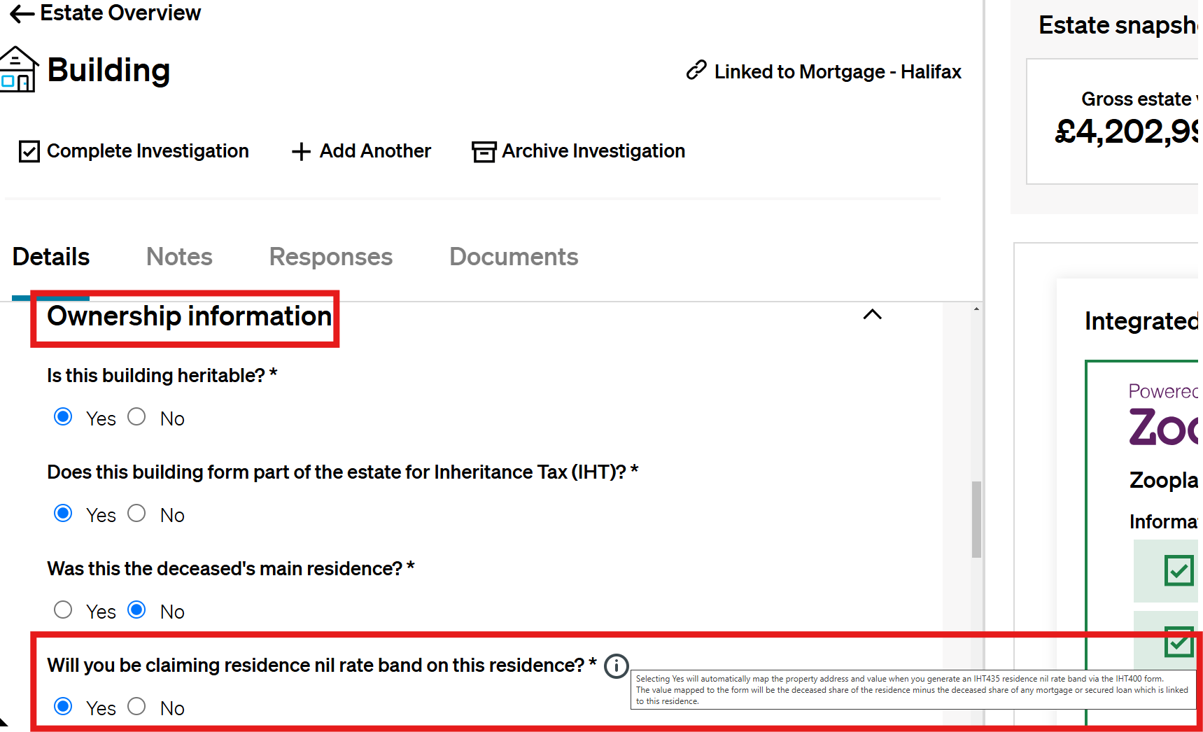 How do I prepare an IHT435 form?