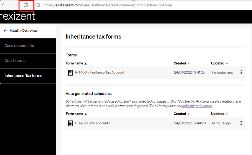 How do I prepare an IHT400 form and the relevant schedules?