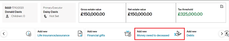 How do I prepare an IHT409 form?